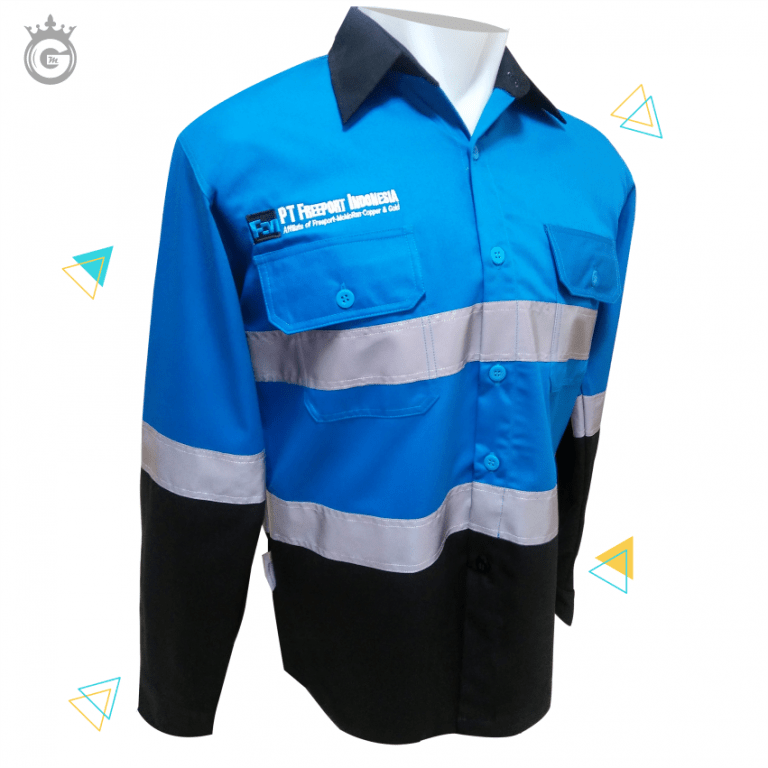 Kemeja Seragam Freeport - Konveksi Bandung
