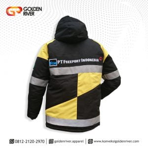 Jaket Safety Freeport Indonesia - Konveksi Bandung
