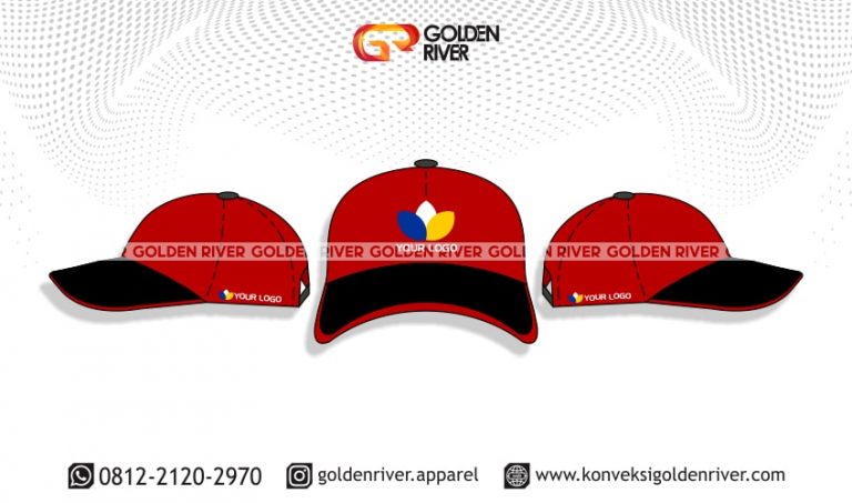 Contoh Desain Topi Perusahaan - Konveksi Bandung