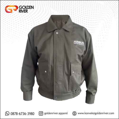 Jaket Pilot Pesawat AIRBUS - Konveksi Bandung
